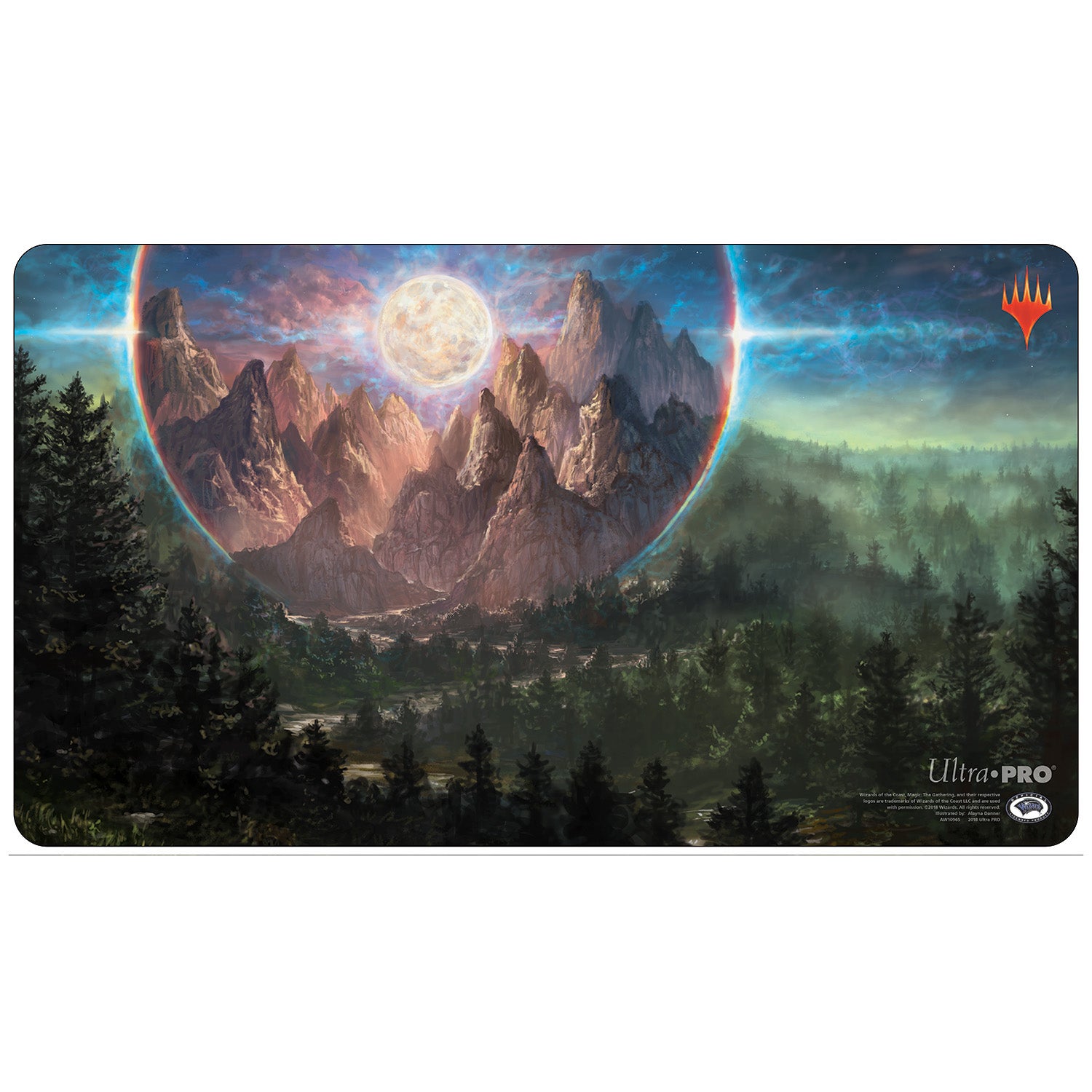 Alpine Moon playmat | Alayna Danner