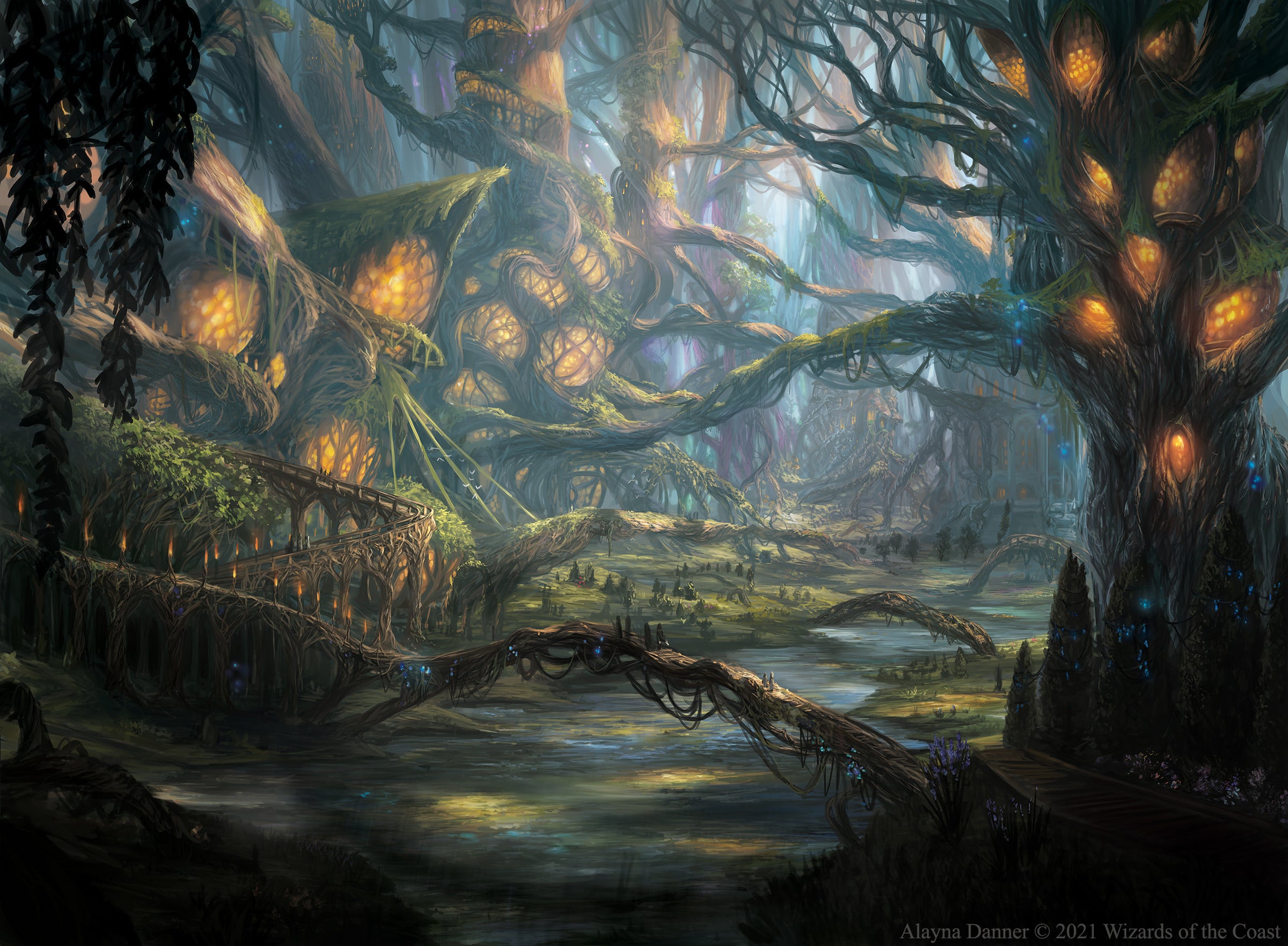 Magic The Gathering Swamp Art